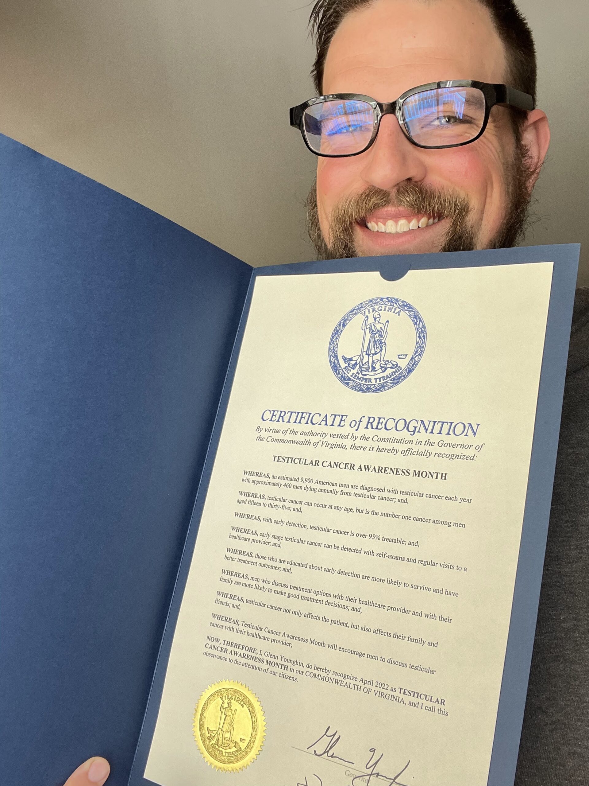 How To Get A Proclamation For Testicular Cancer Awareness Month